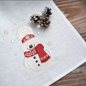 Snowman Machine Embroidery Design , Winter Embroidery, 4 Sizes, Instant ...