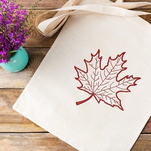 Maple Leaf Embroidery Design. - Etsy