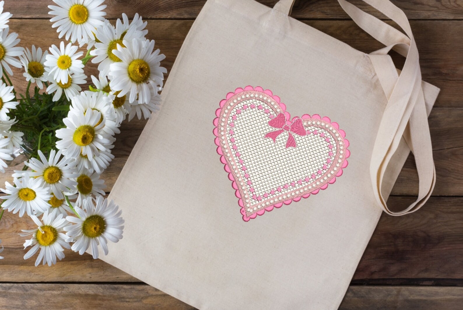 Heart of Romance Embroidery Design, Love Embroidery, 3 Sizes, Instant ...