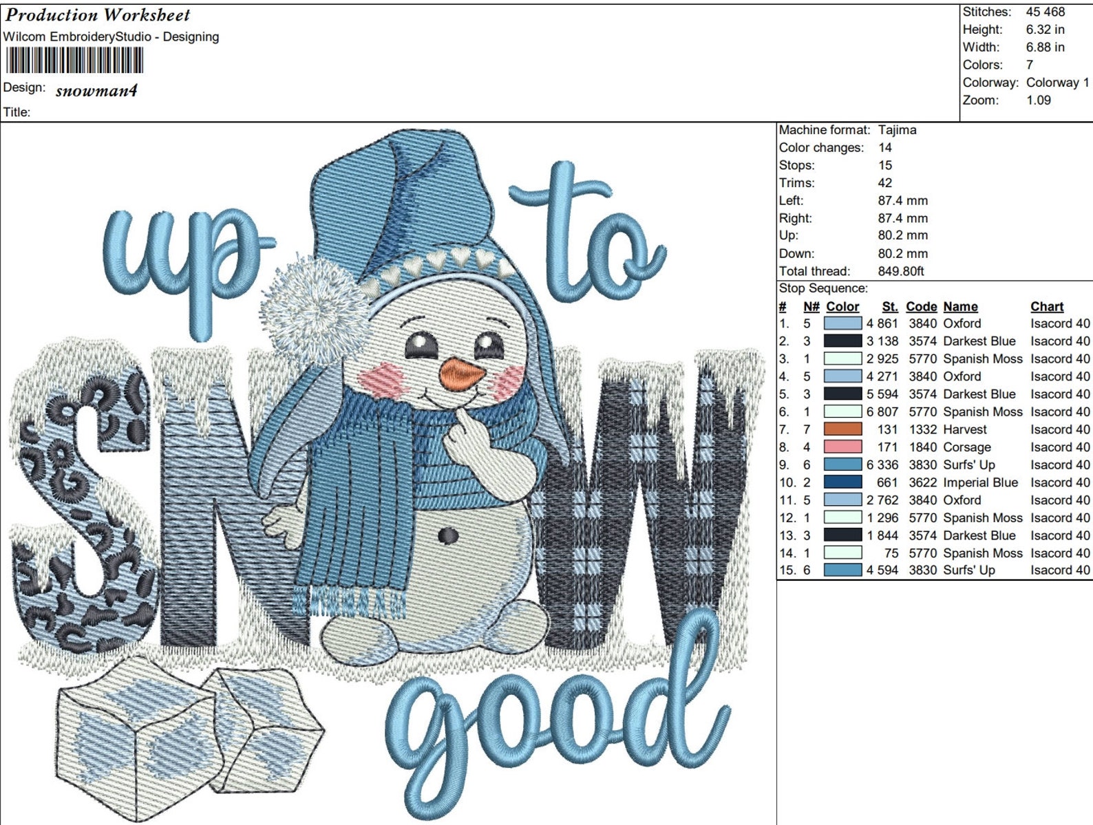 Snowman Machine Embroidery Design , Winter Embroidery, up to Snow Good ...