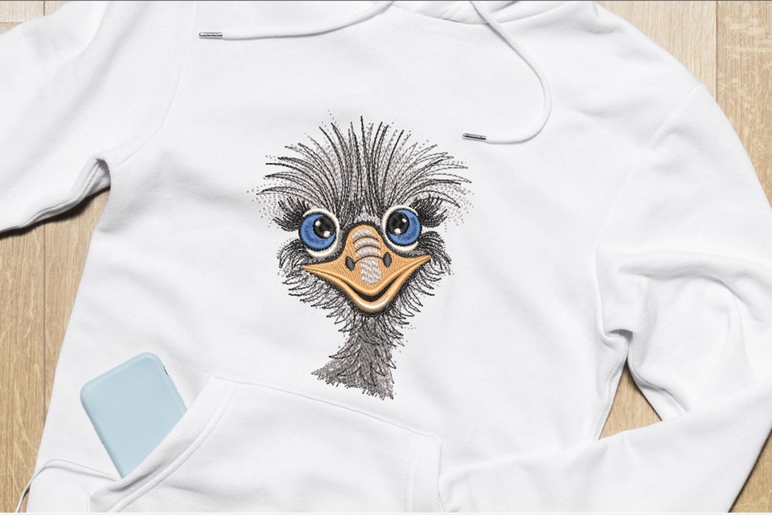 Ostrich Embroidery Design, 5 Sizes, Instant Download. - Etsy
