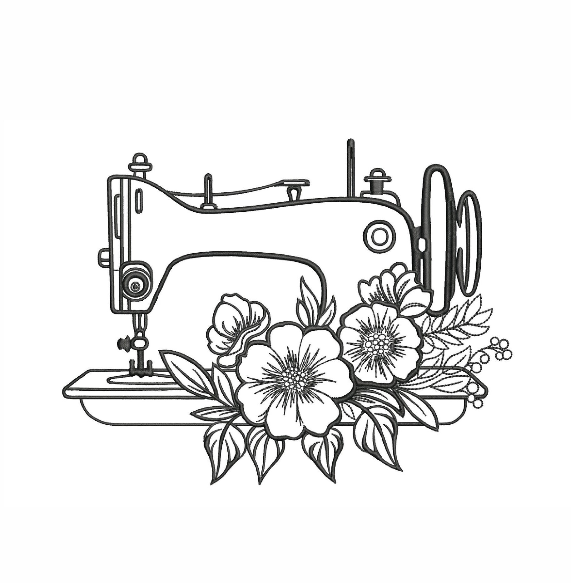 Embroidery Machine Clipart