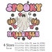 Spooky Halloween Embroidery Design: Machine Embroidery (instant ...