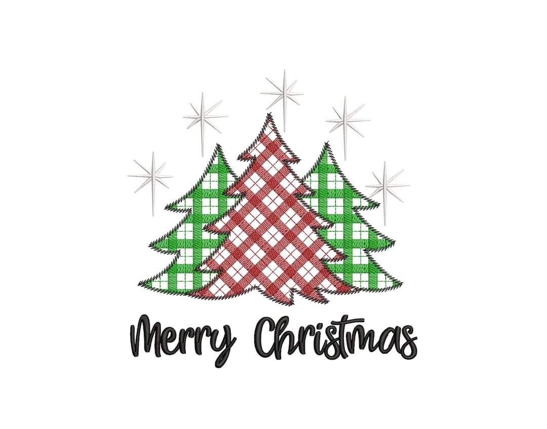 Christmas Tree Design , 5 Sizes, Instant Download. - Etsy