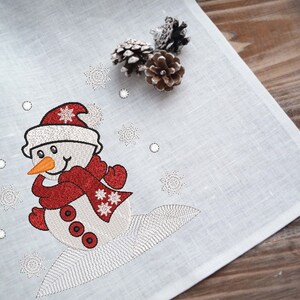 Snowman Machine Embroidery Design , Winter Embroidery, 4 Sizes, Instant ...