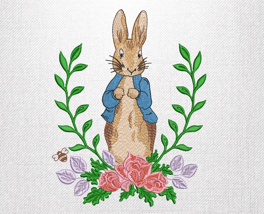 Peter Rabbit Embroidery Design, Hare Embroidery, 5 Sizes. - Etsy