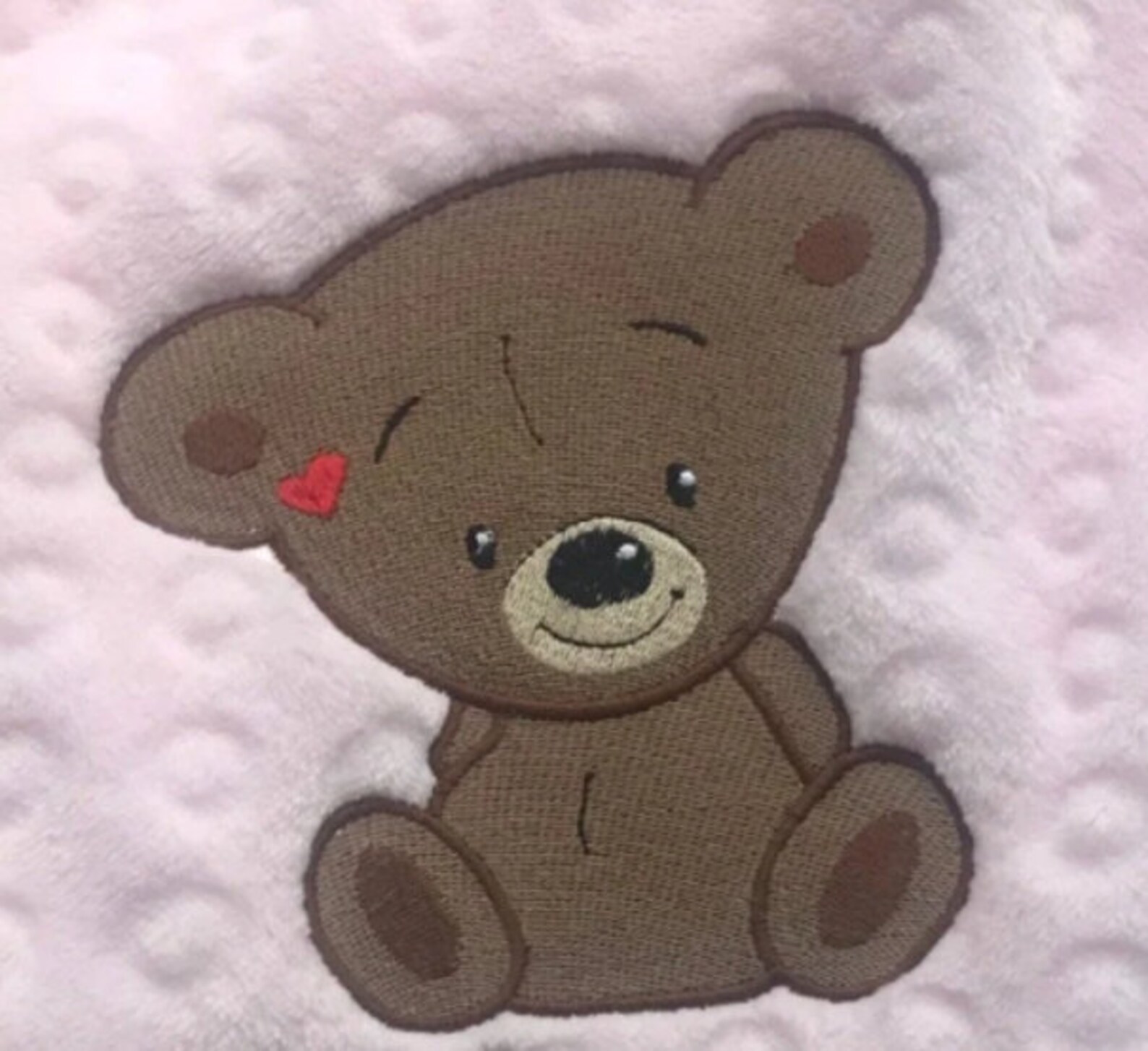 Teddy Bear Embroidery Design 4 Sizes. - Etsy