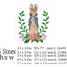 Peter Rabbit Embroidery Design, Hare Embroidery, 5 Sizes. - Etsy