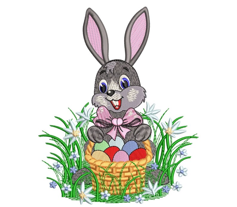Easter Bunny Embroidery Designs, 4 Sizes. - Etsy