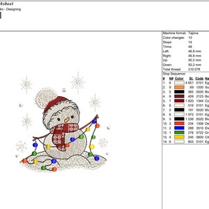Snowman Machine Embroidery Design , Winter Embroidery, 4 Sizes, Instant ...