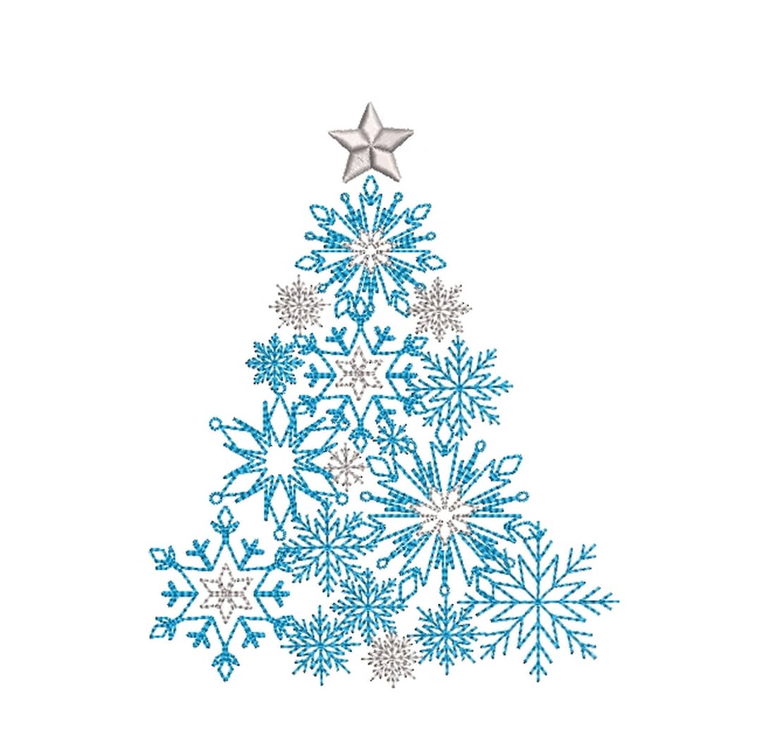 Christmas Tree Design , 4 Sizes. - Etsy