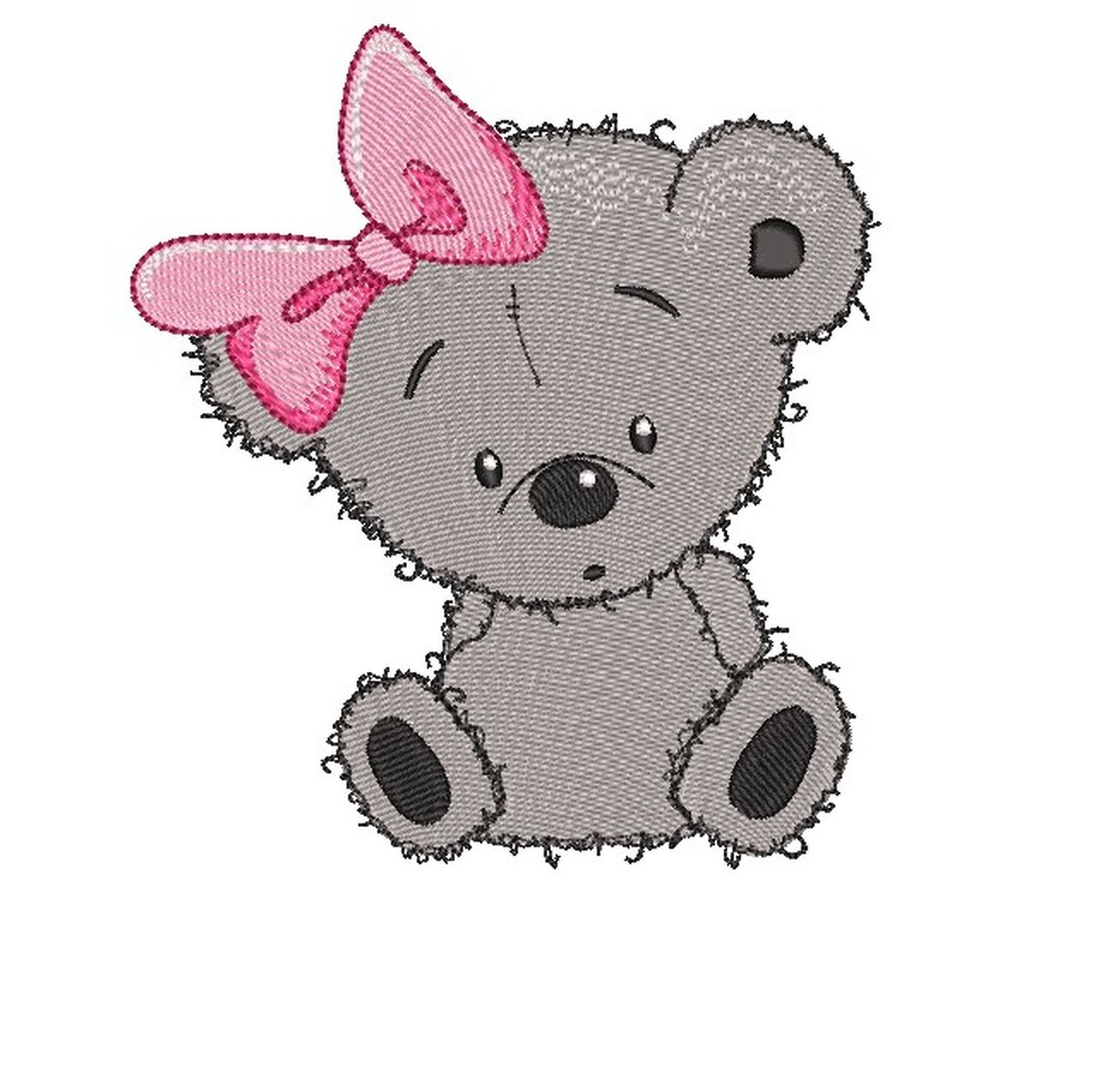 Teddy Bear Embroidery Design , 4 Sizes. - Etsy
