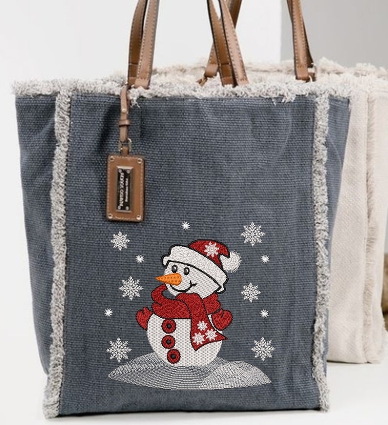 Snowman Machine Embroidery Design Winter Embroidery 4 - Etsy