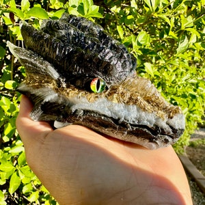 Black Obsidian Orgonite Dragon Dragonite With Neodymium Magnet ...