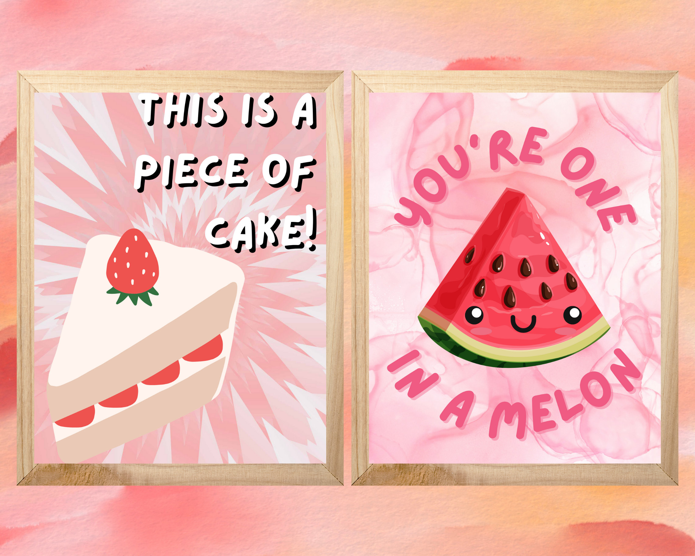 Funny Motivational Pun set of 11 Printable Posters, Digital Downloads ...