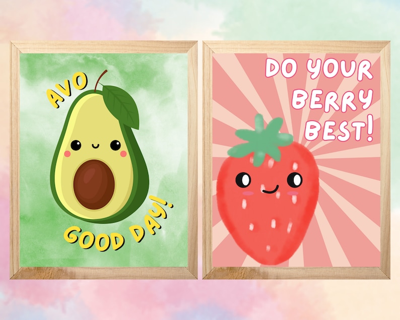 Funny Motivational Pun set of 11 Printable Posters, Digital Downloads ...