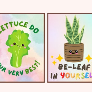 Motivational Pun Classroom (set of 12) Posters, Digital Downloads ...