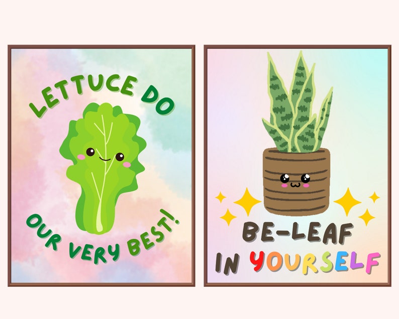 Motivational Pun Classroom (set of 12) Posters, Digital Downloads ...