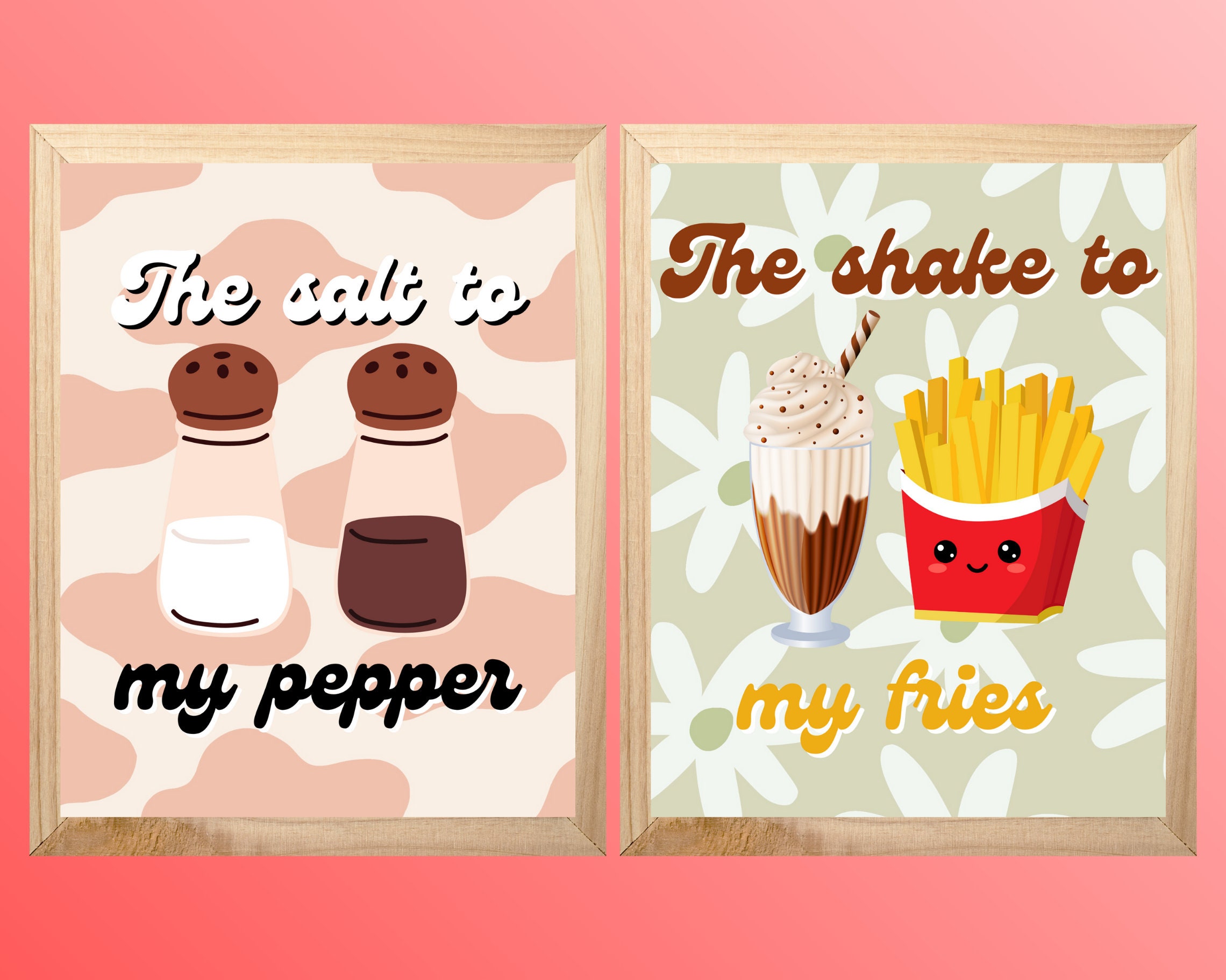 Funny Perfect Match (set of 10) Printable Posters, Digital Downloads ...