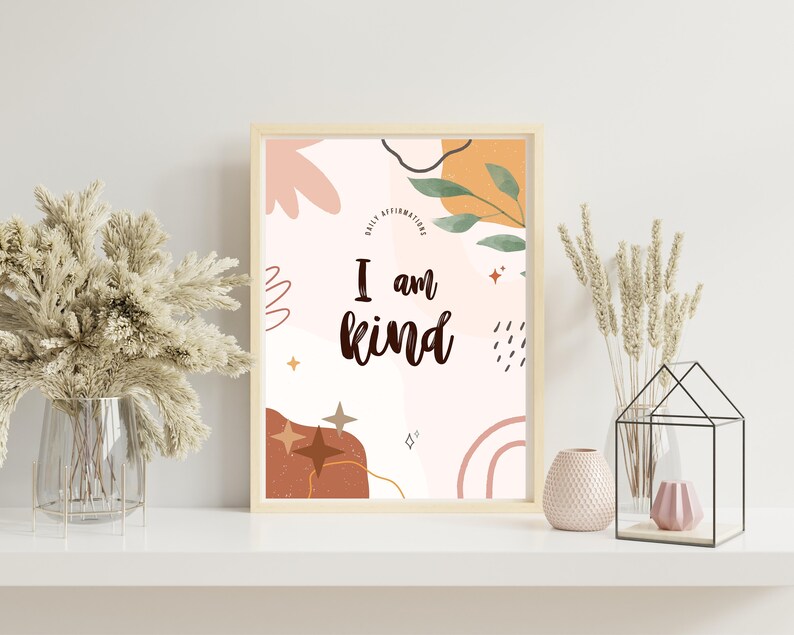 Boho Classroom Affirmations set of 20 Printable Posters | Etsy