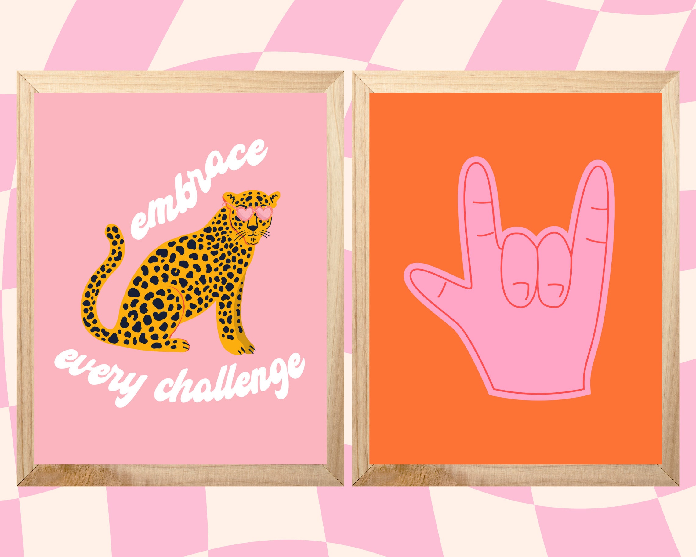 Retro Motivational Set of 7 Classroom Posters, Digitial Downloads ...