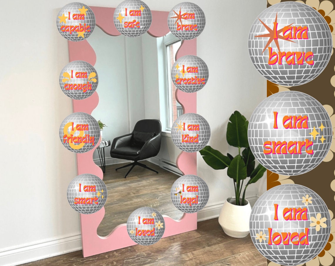 Retro Classroom Affirmations (set of 10) Printable Posters, Digital ...