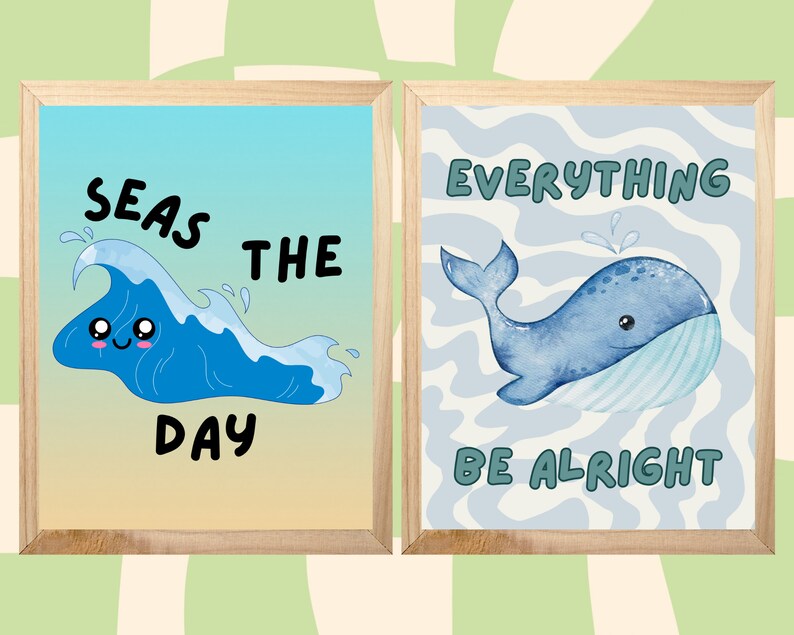 Motivational Pun Set of 10 Posters, Classroom Decor, Positive ...