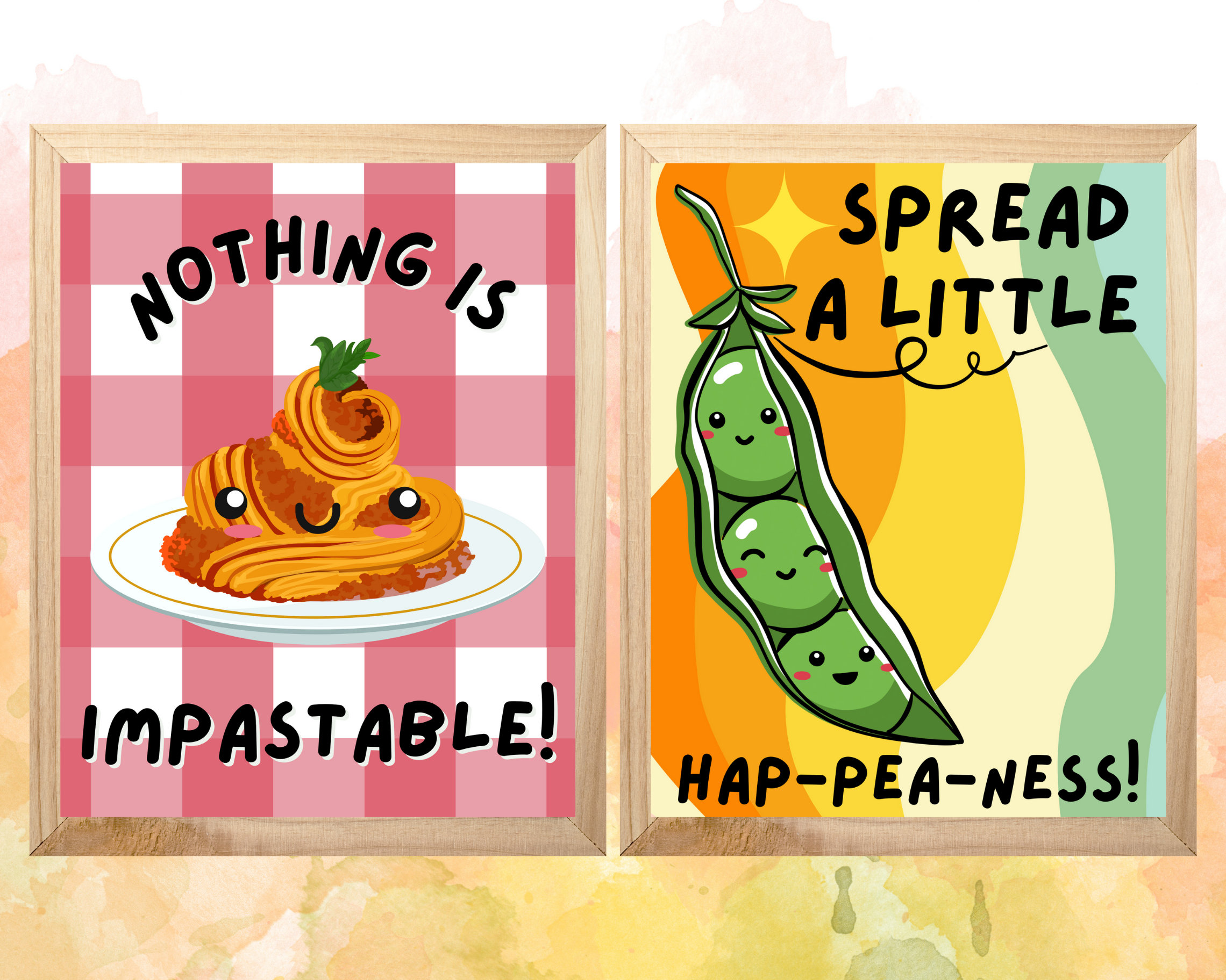 Funny Motivational Pun set of 11 Printable Posters, Digital Downloads ...