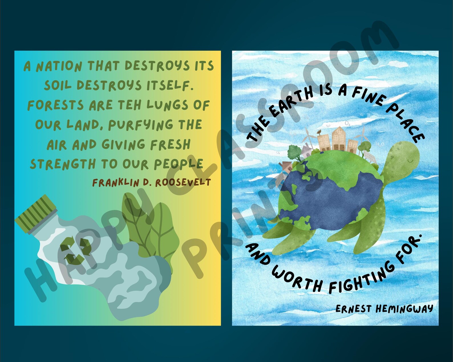 Inspirational Earth Day Quotes (set of 10) Instant Digital Download ...