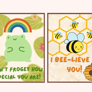 Motivational Pun Classroom (set of 12) Posters, Digital Downloads ...