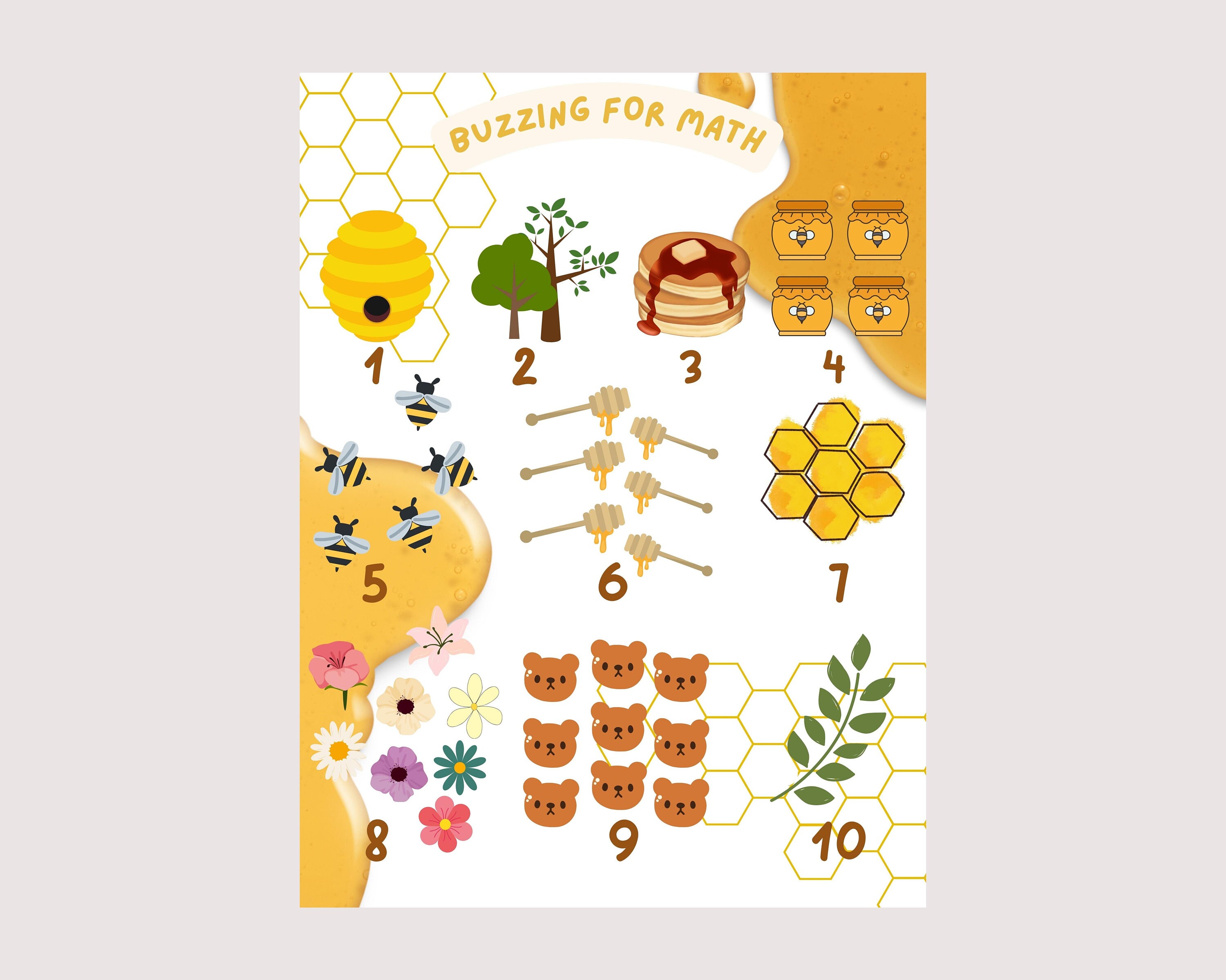 Bee Hive Themed Posters set of 43 Printable Posters, Digital Downloads ...