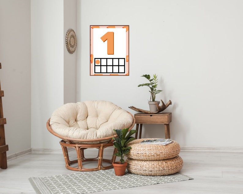 Base Ten Numbers Chart 1-20 (set of 20) Printable Posters, Digital ...
