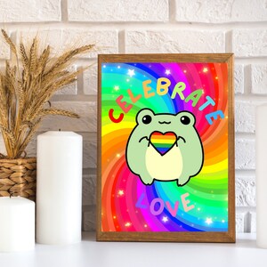 LGBTQ Pride Month (set of 6) Printable Posters, Digital Downloads ...