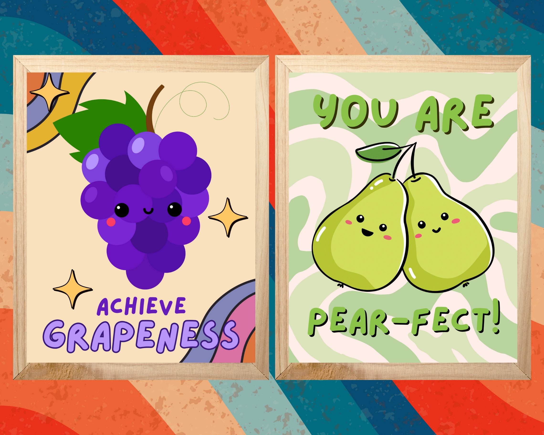 Motivational Pun Set of 10 Posters, Classroom Decor, Positive ...