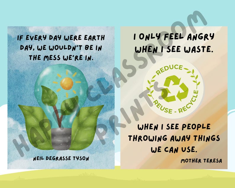 Inspirational Earth Day Quotes (set of 10) Instant Digital Download ...