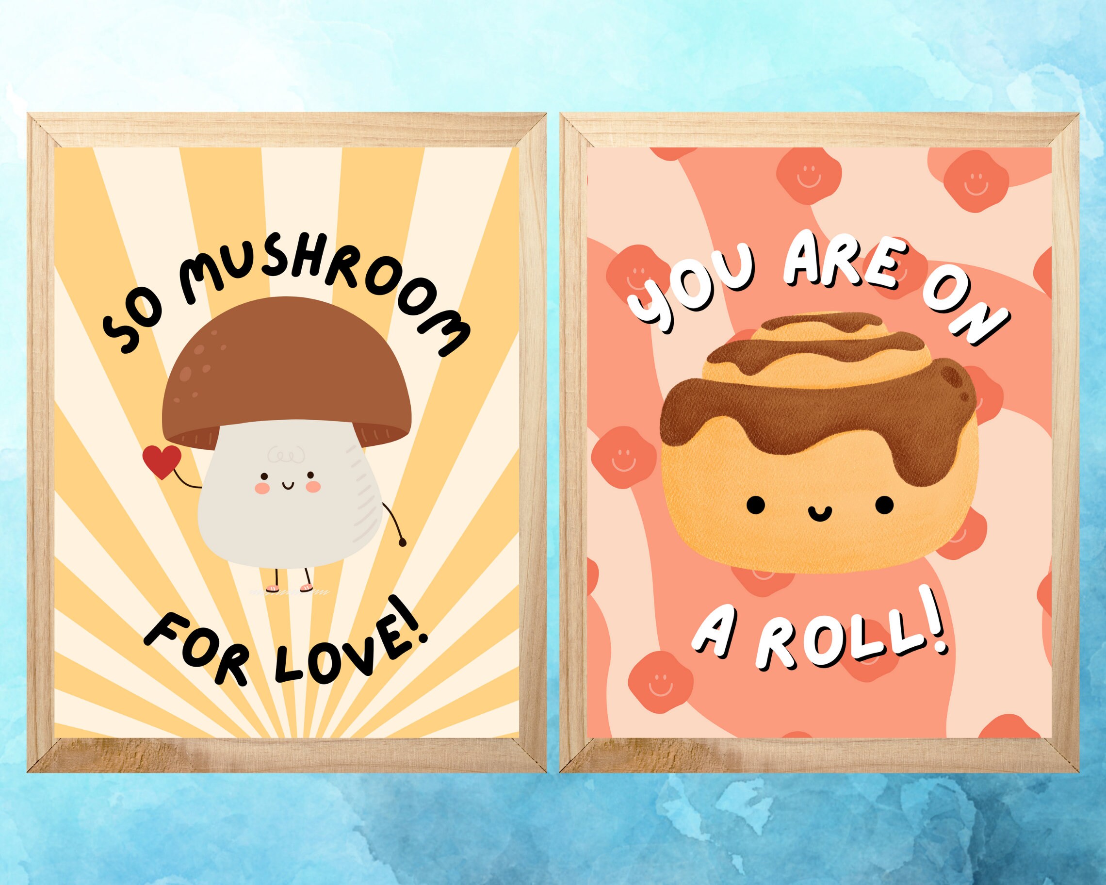 Funny Motivational Pun set of 11 Printable Posters, Digital Downloads ...