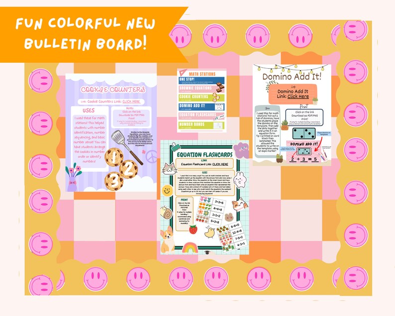 Classroom Retro Groovy Bulletin Board Borders (set of 9), Retro Groovy ...