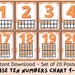 Base Ten Numbers Chart 1-20 (set of 20) Printable Posters, Digital ...