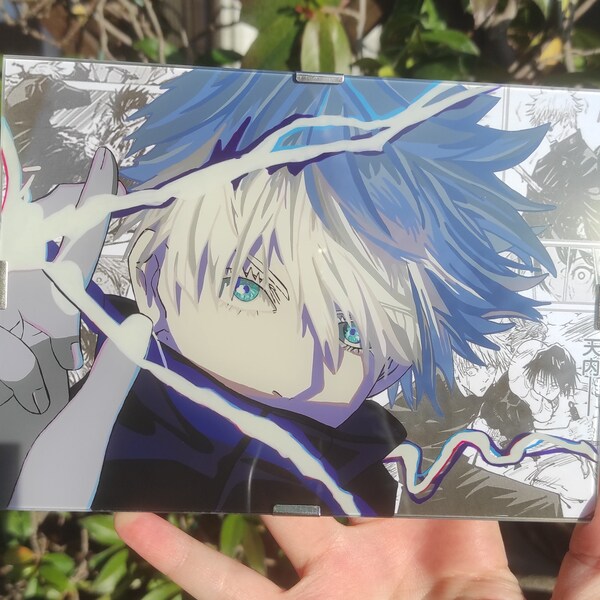 Gojo Satoru Glass Painting - Etsy