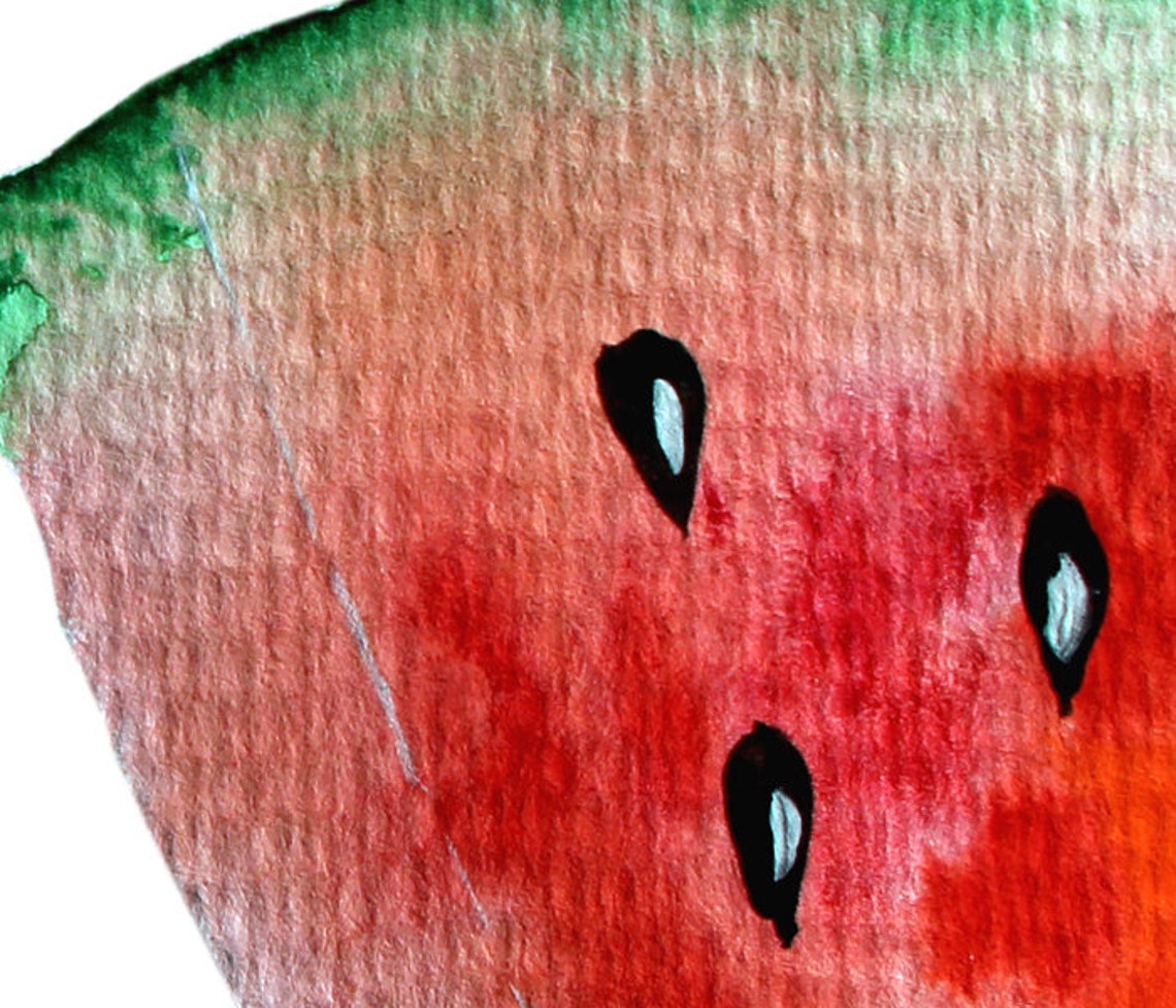 Watermelon Clip Art Watercolor, Watermelon Digital, Watermelon ...