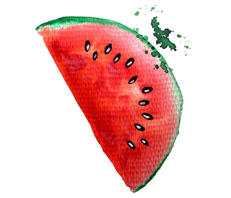 Watermelon Clip Art Watercolor, Watermelon Digital, Watermelon ...