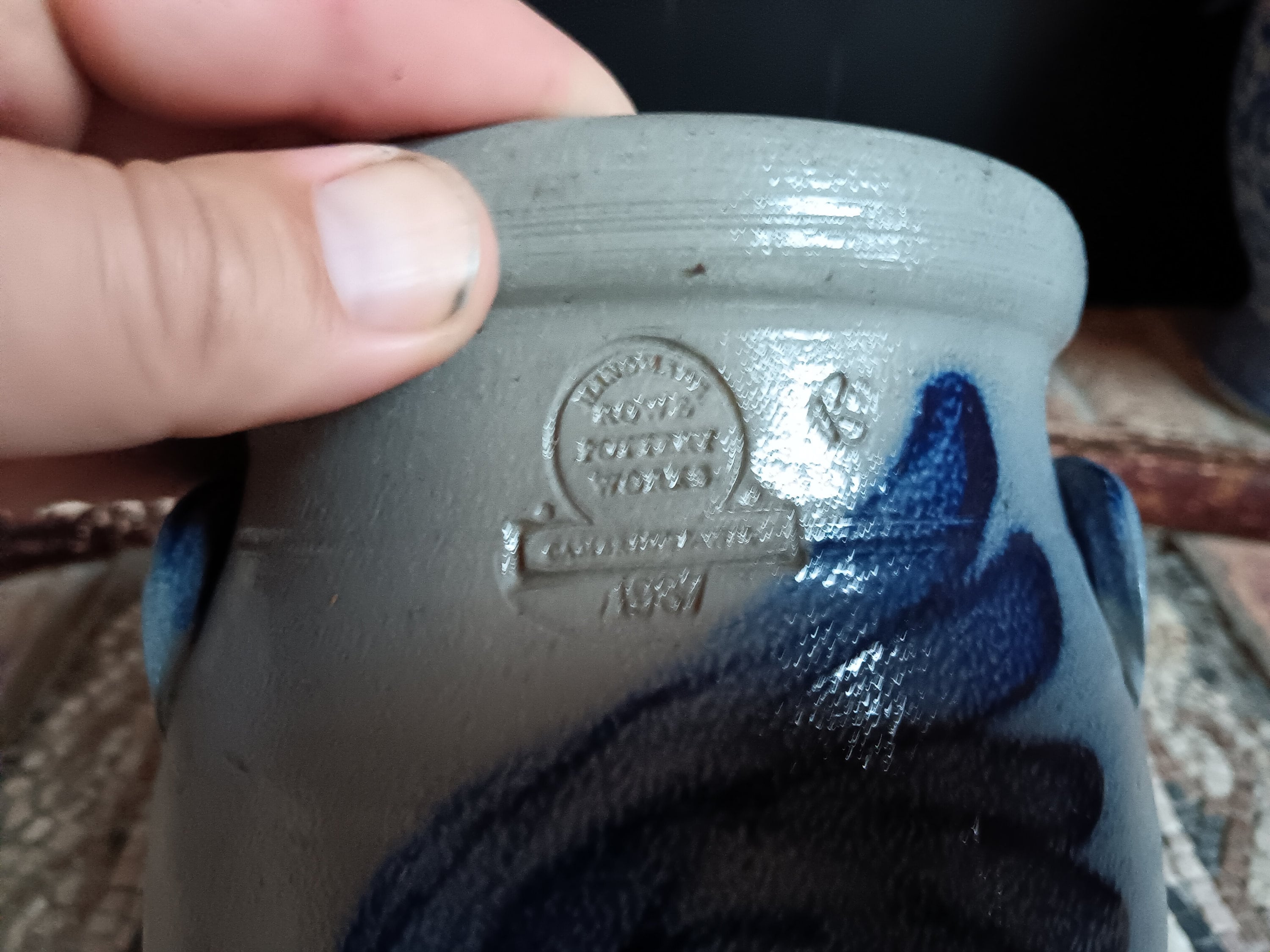 Vintage Rowe Pottery Works Kitchen Canister With Lid Chicken Hen Design ...