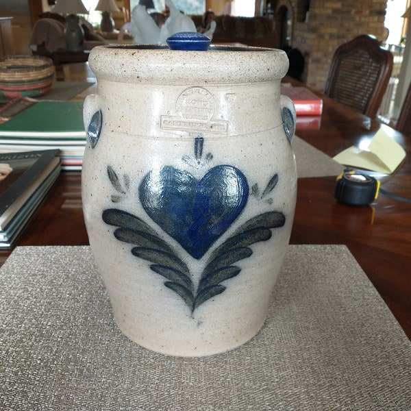 Rowe Pottery Heart - Etsy