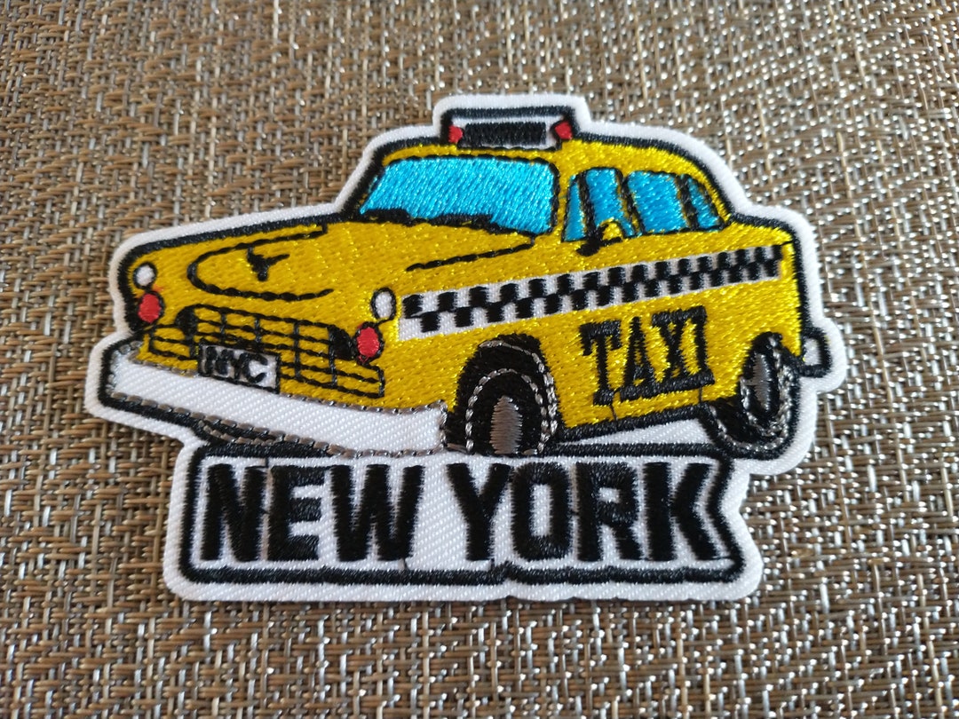 Vintage New York Taxi Patch Iron On - Etsy