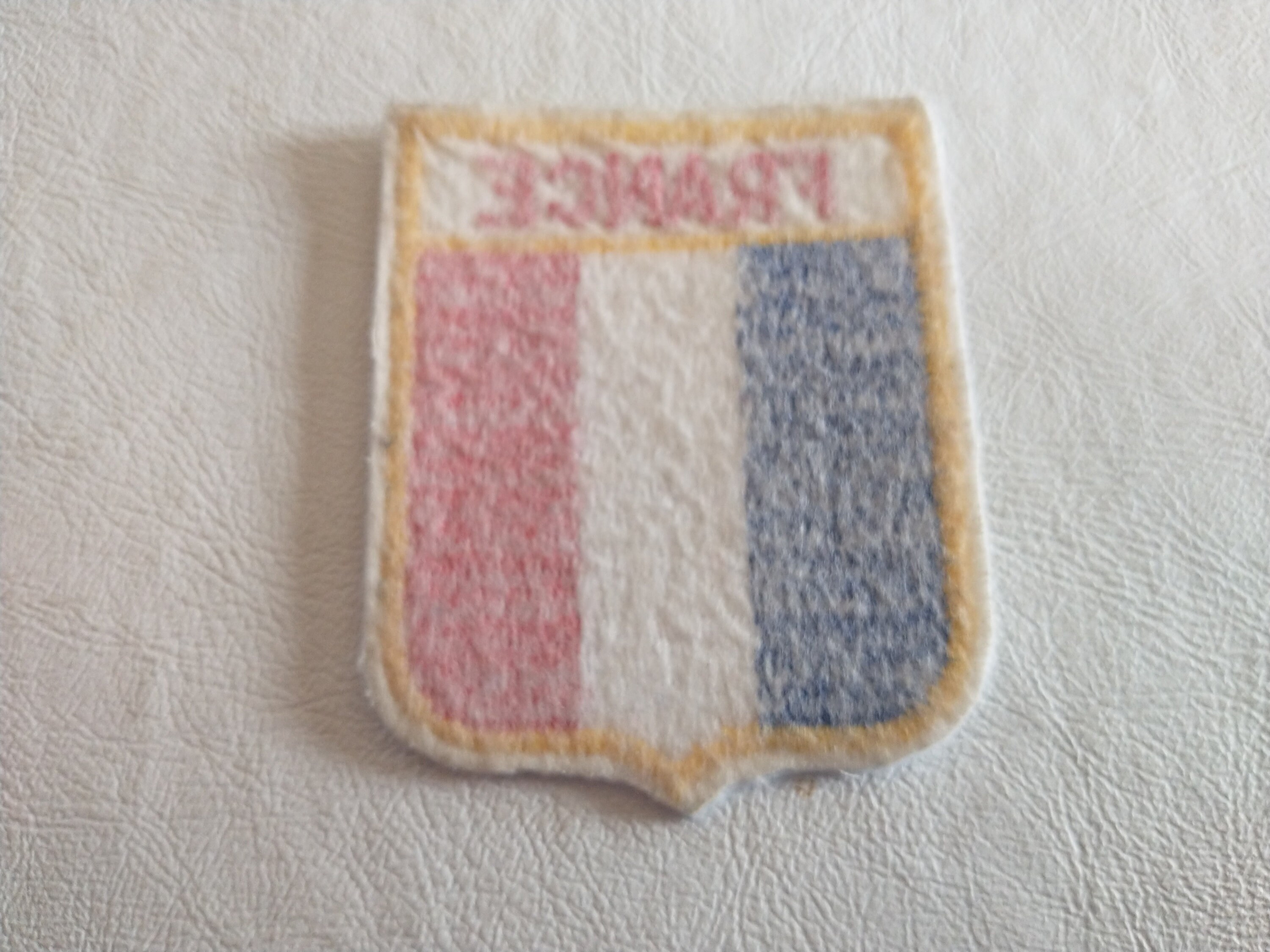 Vintage France Flag Patch Shield - Etsy