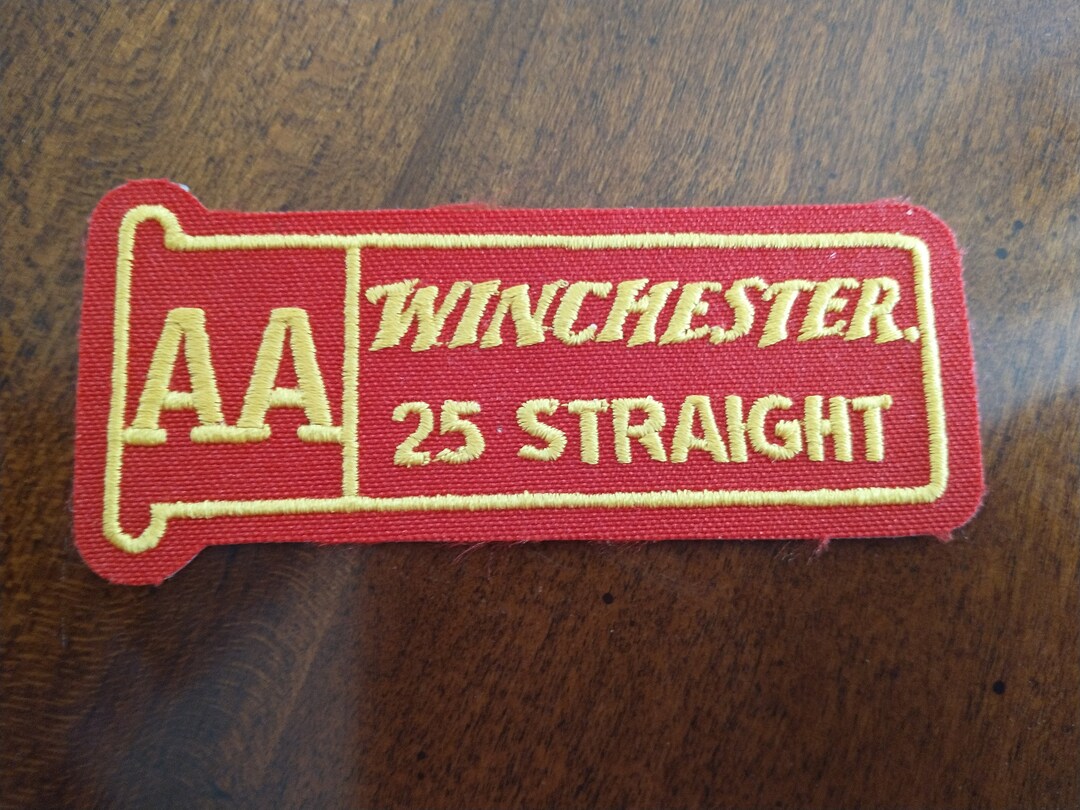 Vintage Winchester 25 Straight Patch - Etsy