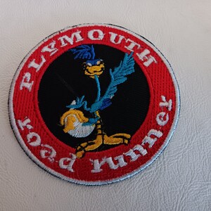 Vintage Plymouth Road Runner Patch - Etsy