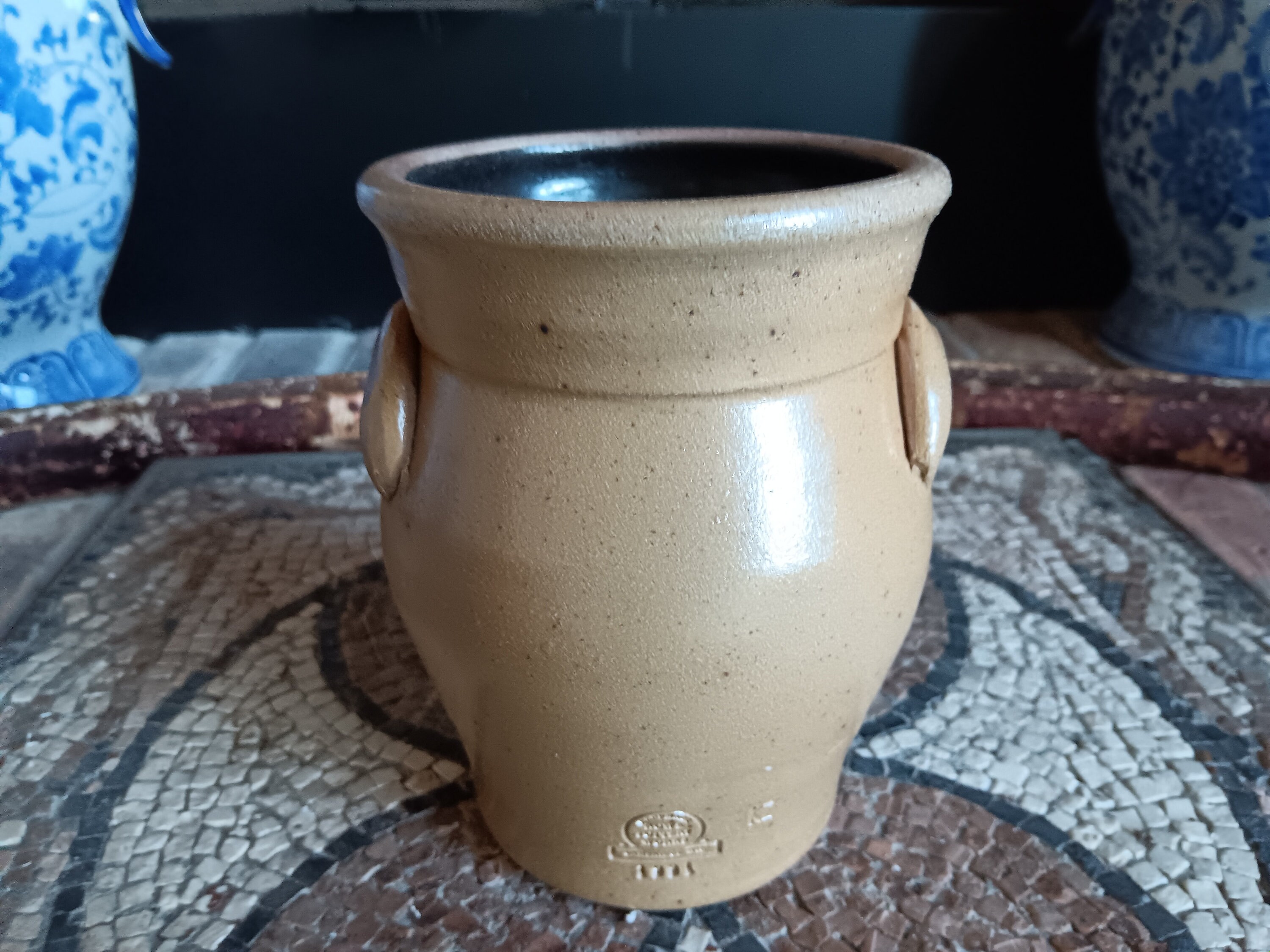 Vintage Rowe Pottery Works Stoneware Vase Floral Design 1991 - Etsy