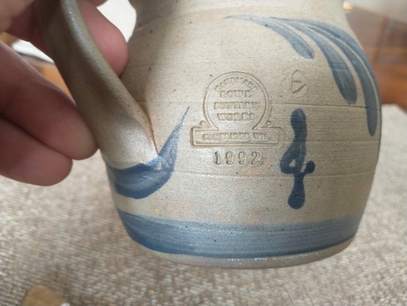 Vintage Rowe Pottery Stoneware Honey Pot With Lid 1992 - Etsy