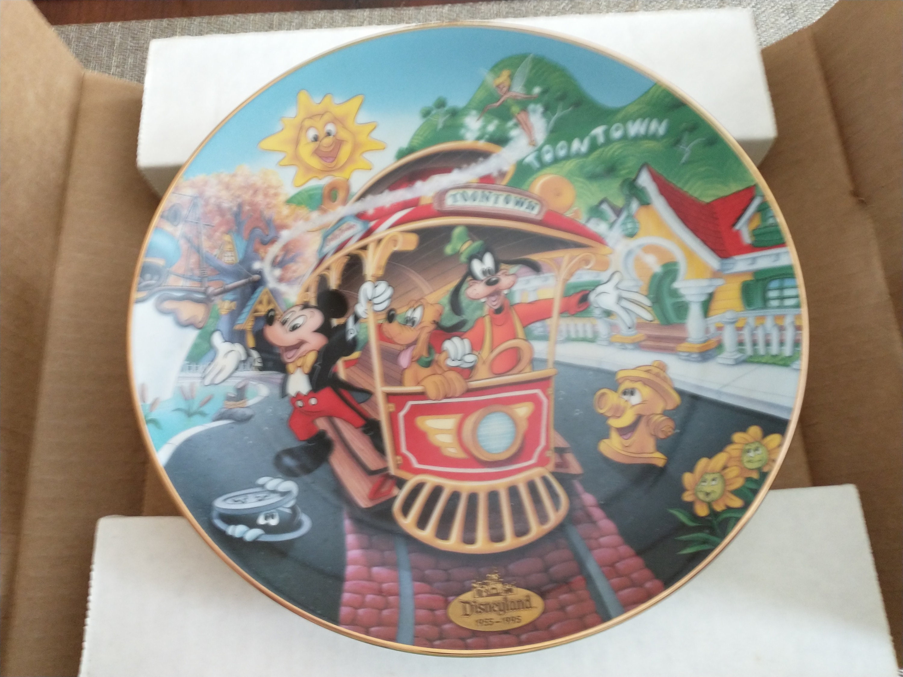 Vintage Mickey's Toon Town Disney Plate Collection - Etsy